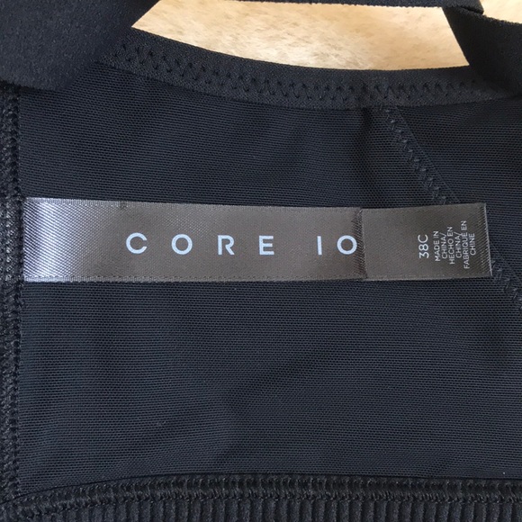 Core IO | Intimates & Sleepwear | Core Io 38 C Black Sport Bra | Poshmark